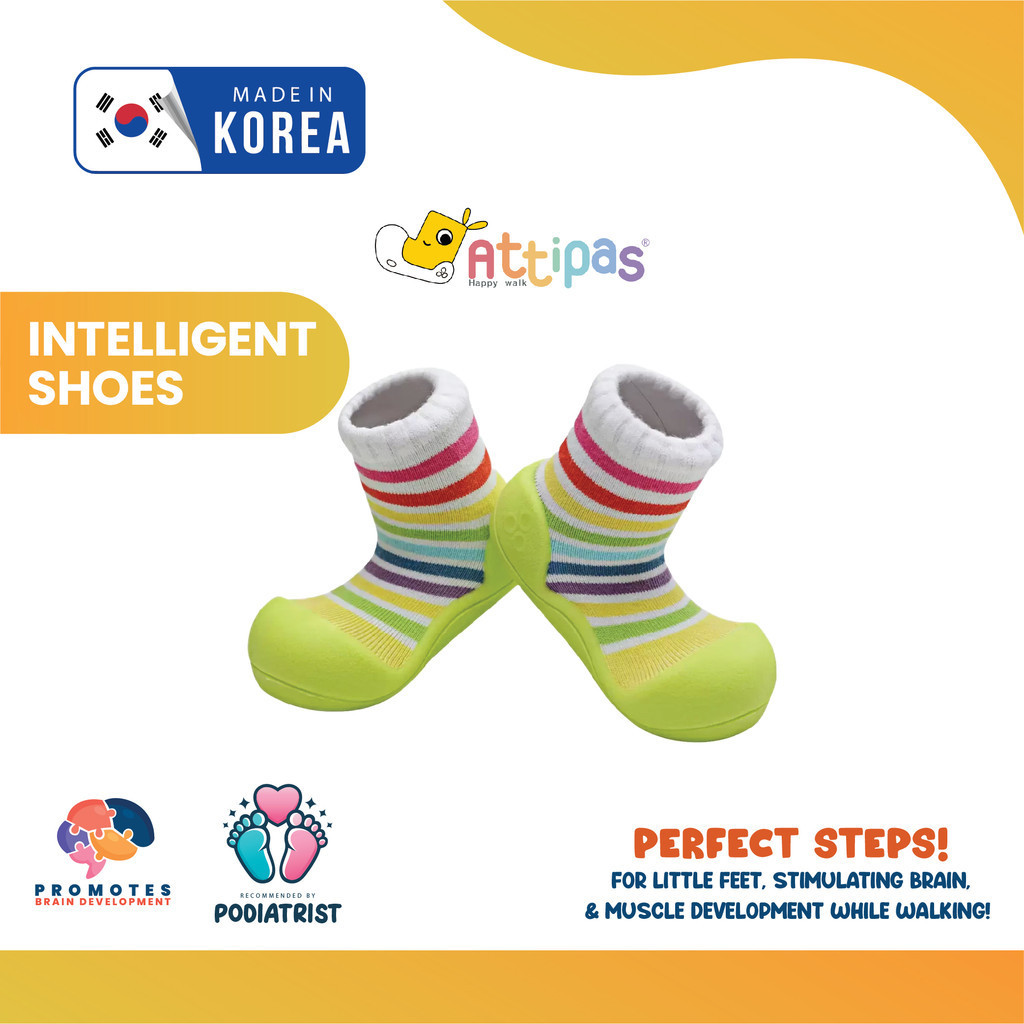 Attipas Baby Shoes with Rainbow Design | Shopee Philippines