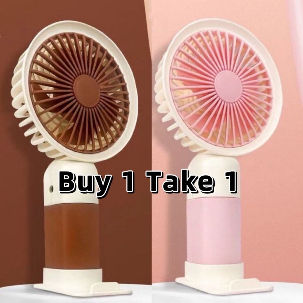 Viki【BUY 1 TAKE 1】 B399-10 Portable Mini Fan Desktop Handheld USB ...