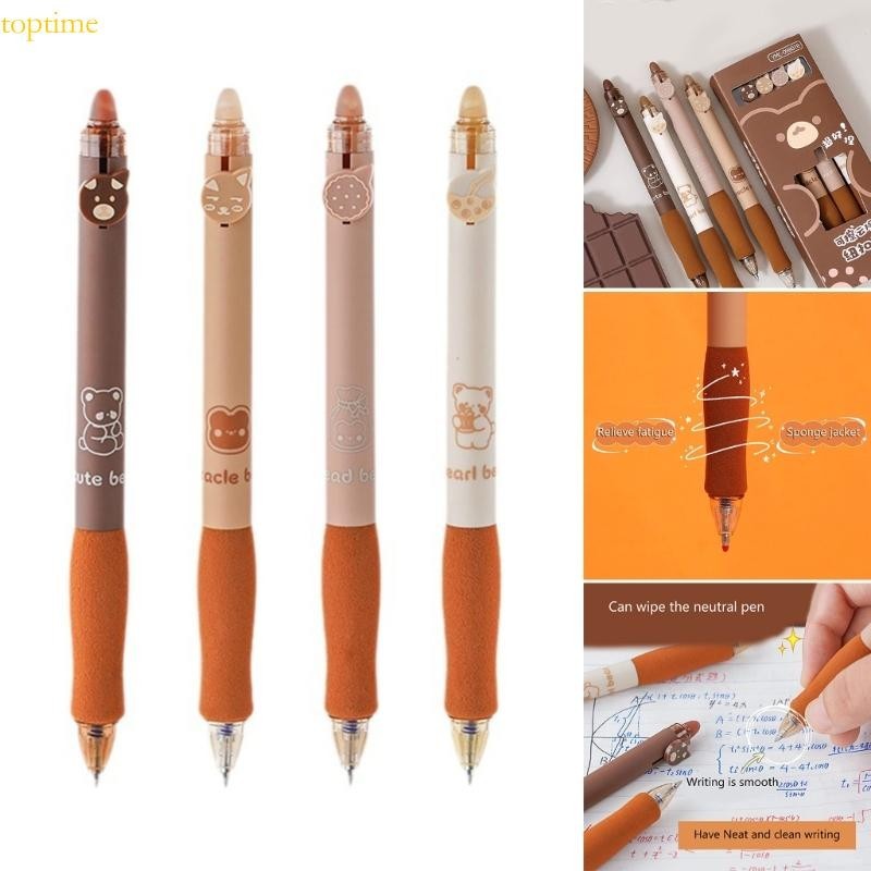 Top 4x Neutral Pen 0 5mm Gel Pen Signature Pen Erasable Writing Pen ...