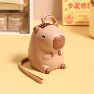 Handheld Fan, Cute Fan Capybara Shape, USB Charging Bladeless Neck Hang ...