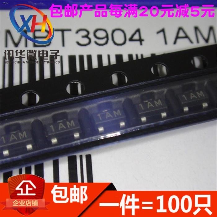 MMBT3904 3904 2N3904 Silkscreen: 1AM New SOT-23 SMD Triode (100 Pieces ...