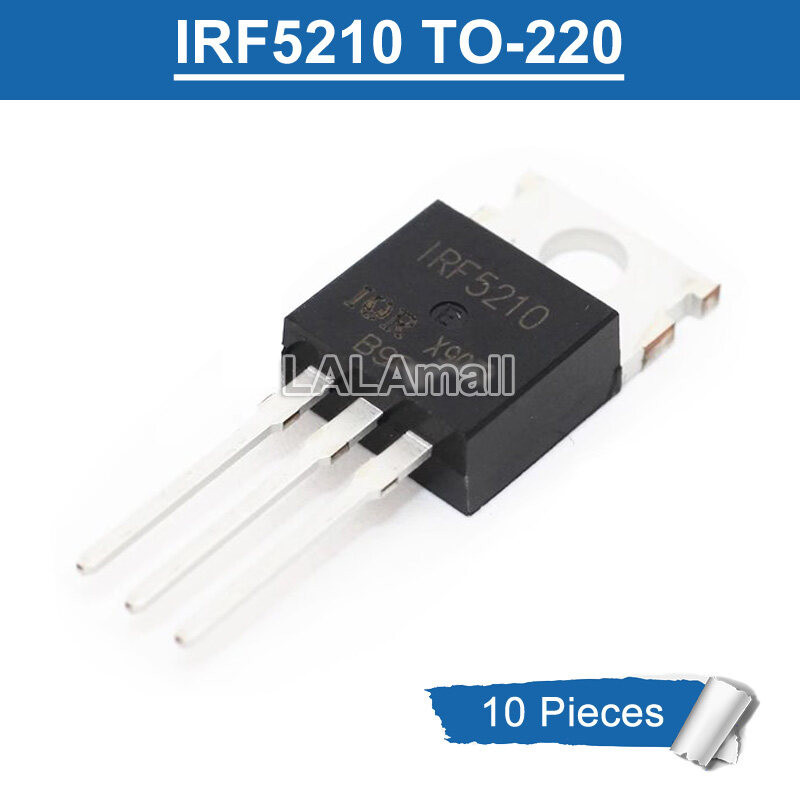 FF-10pcs IRF5210 IRF 5210 TO-220 IRF5210PBF TO220 -40A/-100V P-Channel ...