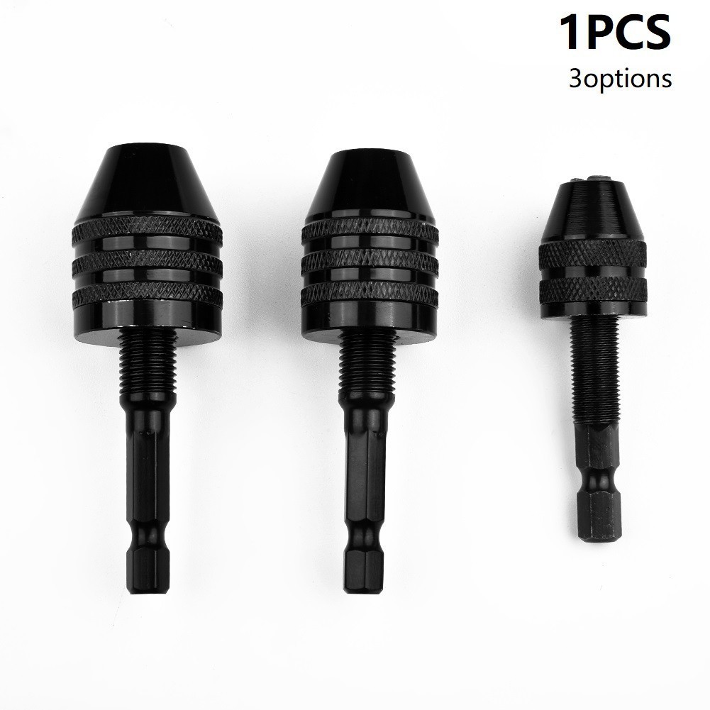 Spot goods ️1/4" Keyless Chuck Conversion Hex Shank Adapter Drill Bit ...