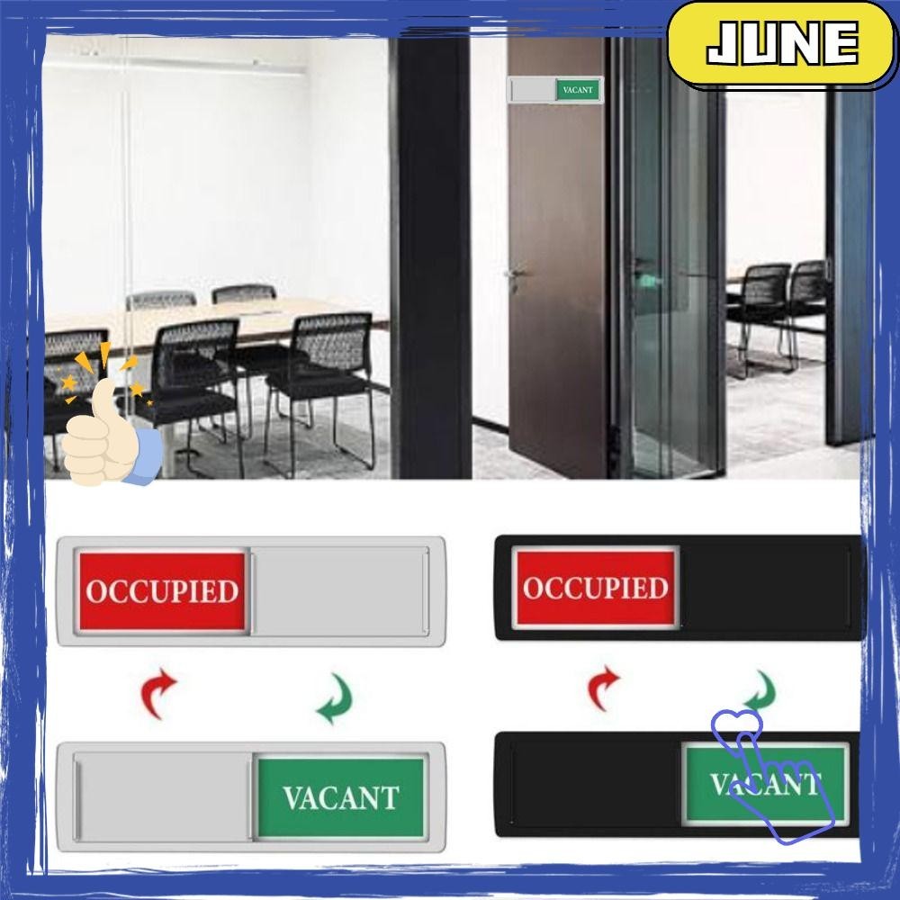 JUNER Office Door Sign, ABS VACANT OCCUPIED Reminder Signs, Durable ...