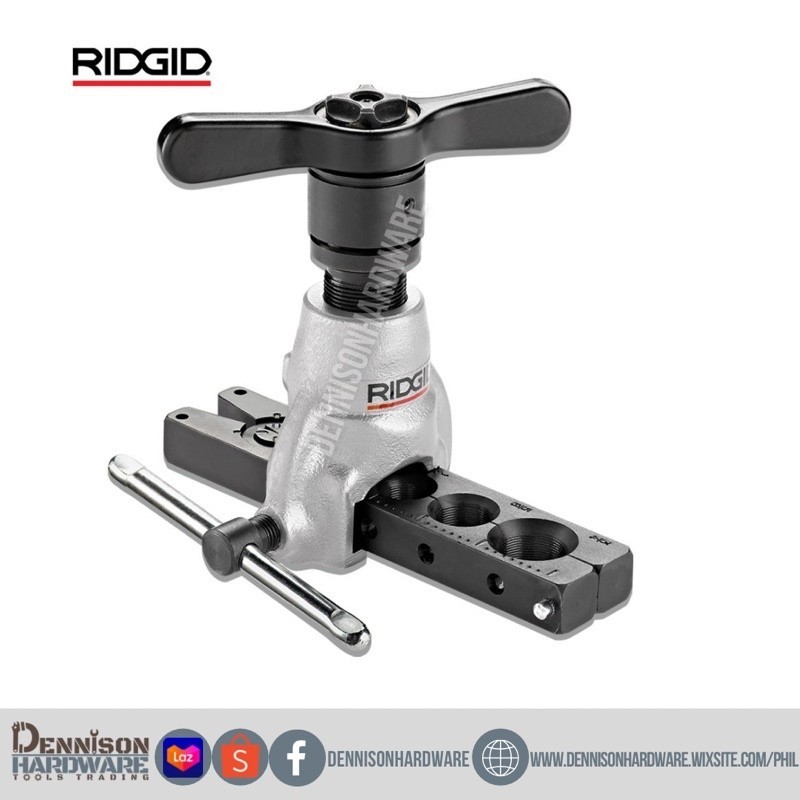 RIDGID RATCHETING FLARING TOOL #458R (WITH FREE Tramontina tube cutter ...