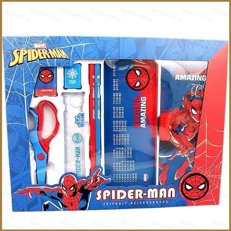 Sta5 Spider Man Lotso Gift box set schoolchild Stationery Stationery ...