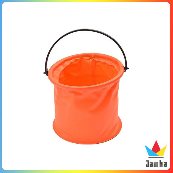 Jamha Foldable Barrel Portable Catch Fish Bucket Water Bucket | Shopee ...