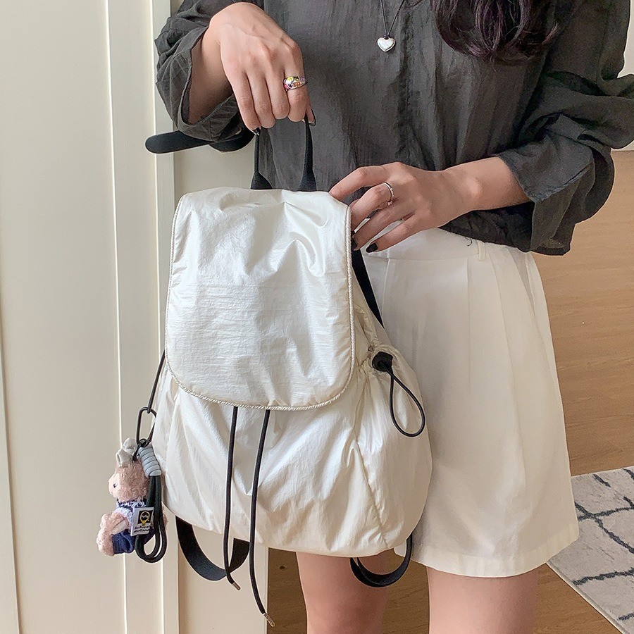 Korean Version Flip Backpack Large Capacity Premium 2024 New Style ...