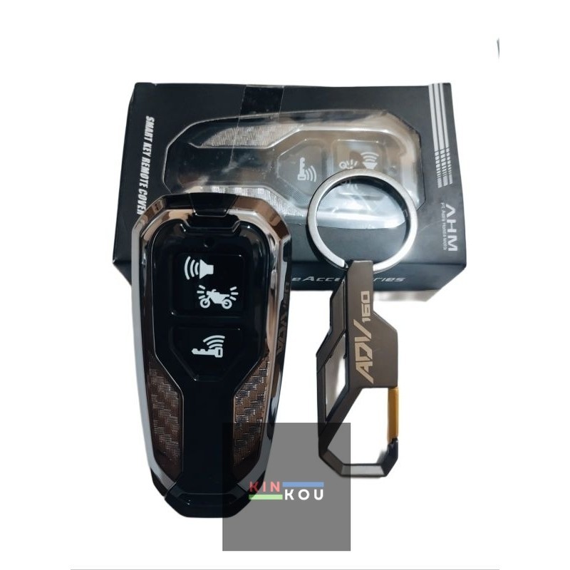 GANTUNGAN Honda ADV 160 Logo Keychain Package And AHM Original Remote ...
