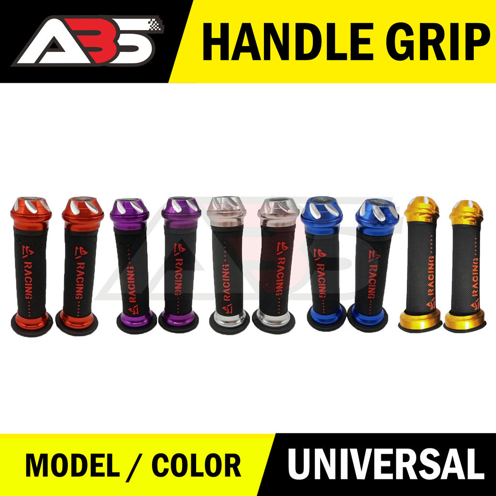 RACING HANDLE GRIP SET FOR MOTORCYCLE (UNIVERSAL) | Shopee Philippines