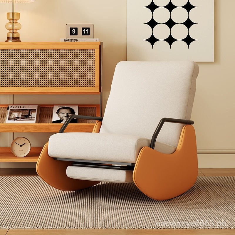 Leisure Chair Lunch Break Lazy Sofa Rocking Chair Rocking Chair Single ...
