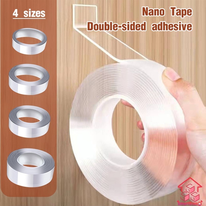 COD 1/3/5m Nano Tape Double Side Tape Strongly Sticky Tape Washable ...