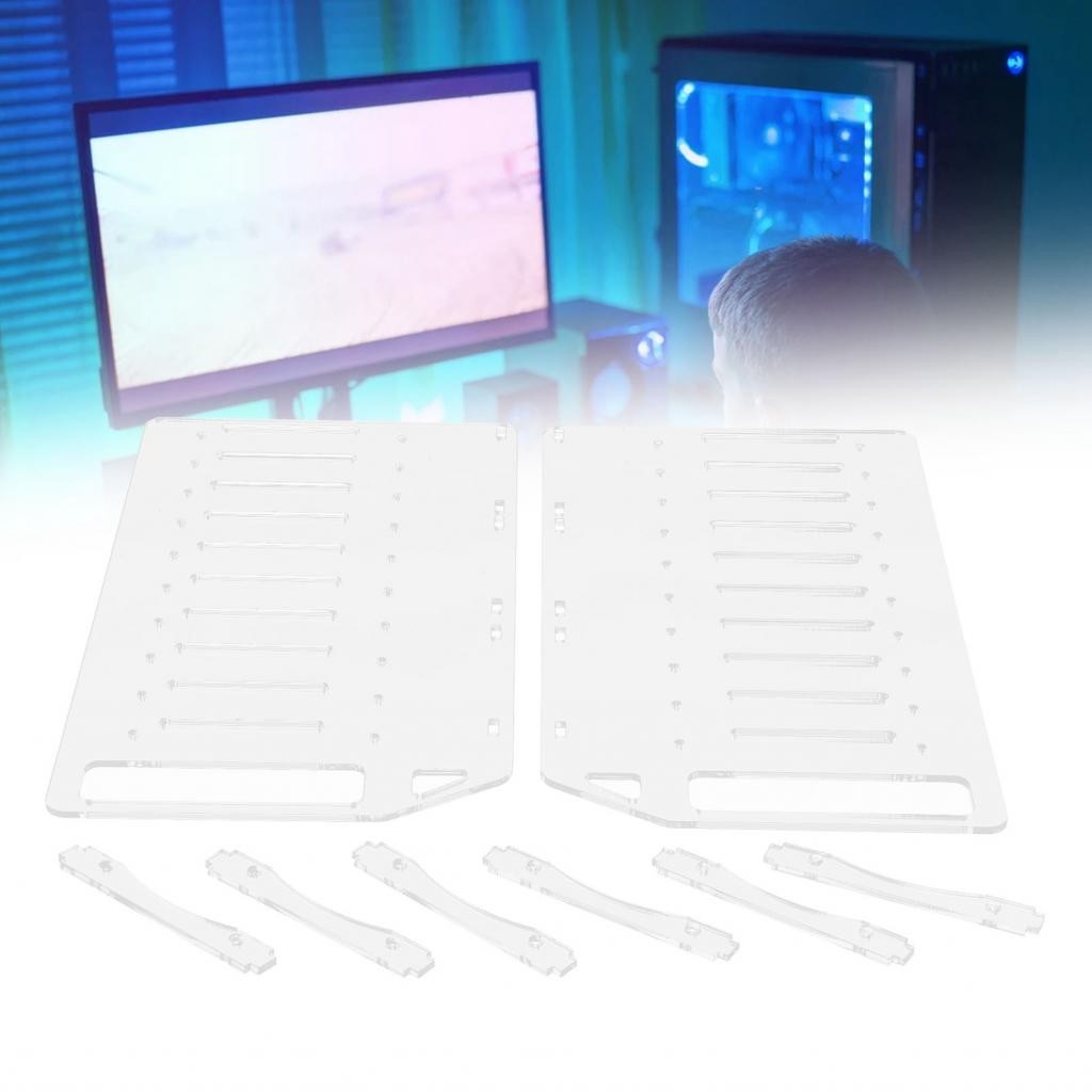 Maib 3.5 HDD Rack DIY Hard Drive Bracket Transparent Acrylic Stand Disc ...