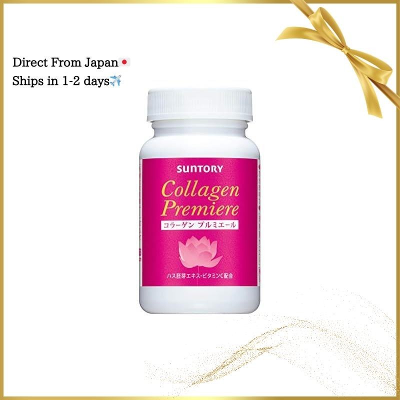 Suntory Collagen Premiere Collagen Peptide Vitamin C Supplement 180 ...