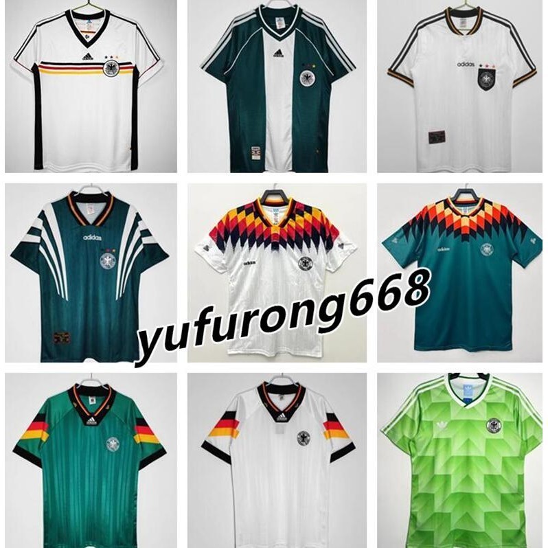1998 German Home Away Retro Soccer Jersey 1990 1992 1994 1996 Germanys ...