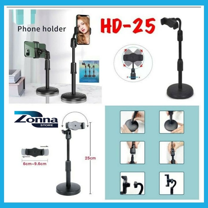 HP Phone Stand Holder HD 25 Stand Holder Tablehp | Shopee Philippines