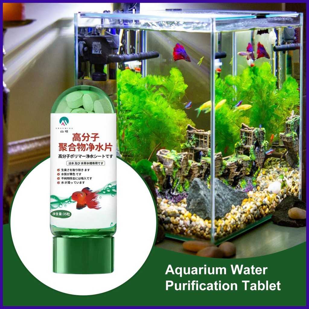Water Purification Tablet for Fish Tank Aquarium Powerful Purification ...
