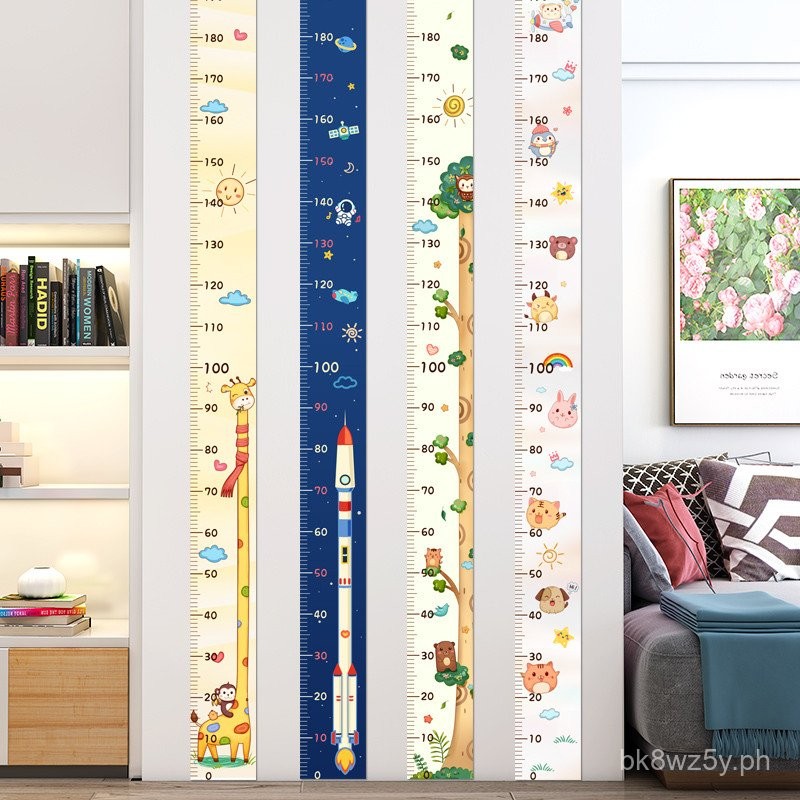 Height Measurement Wall Sticker Baby Children Height Chart Full ...