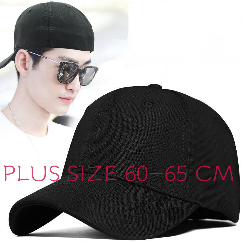Large Size Baseball caps Back closed Adult Fitted Sport Cap Summer ...