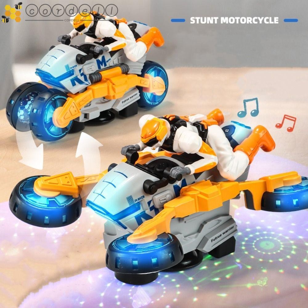 CORDELL Electric Stunt Motorcycle, 360 Rotating Transformable ...