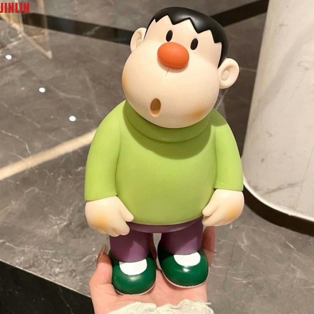 JINLIN Crayon Shin-chan Figure, Crooked Head Fat|Q Version Fat|Action ...