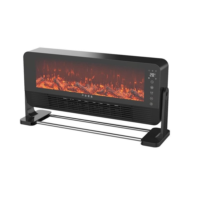 3D Simulated Flame Fireplace Home Remote Control Electric Heater Floor ...