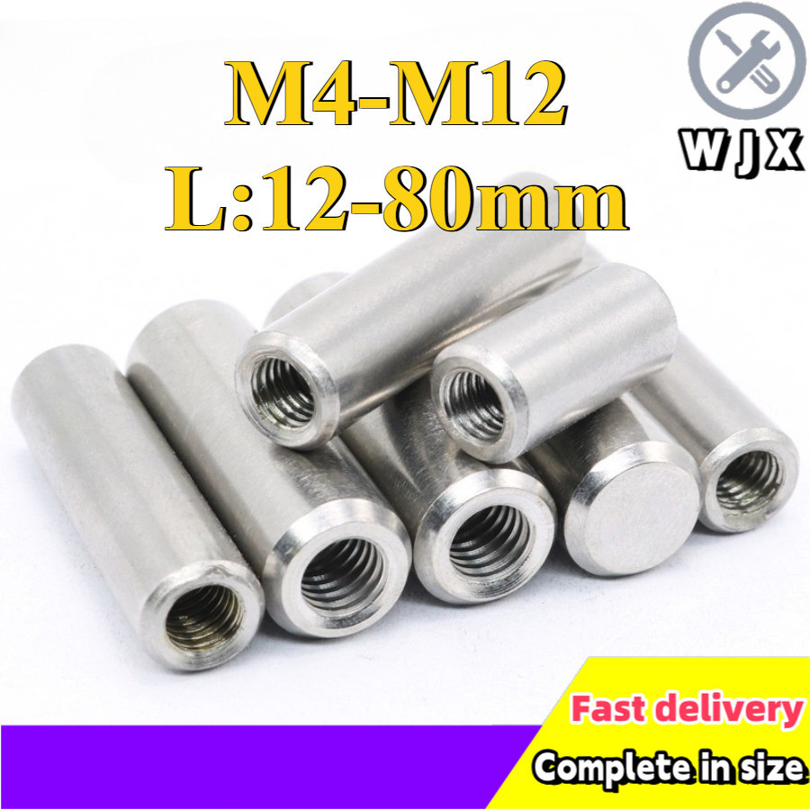 304 Stainless Steel Internal Threaded Cylindrical Pin Fixed Pin GB120 ...