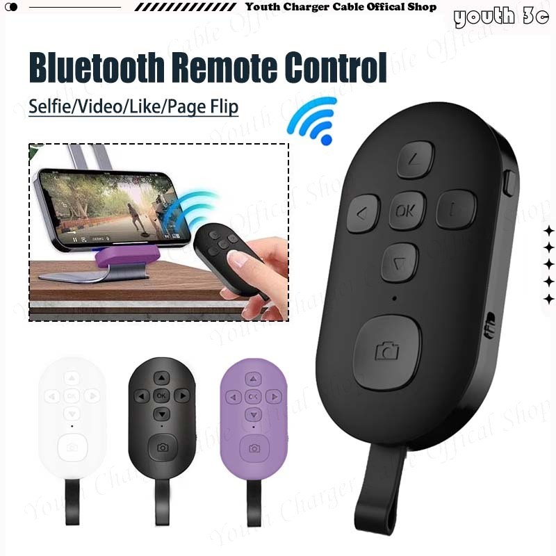 Bluetooth Remote Control Rechargeable Mini Portable Camera Selfie ...