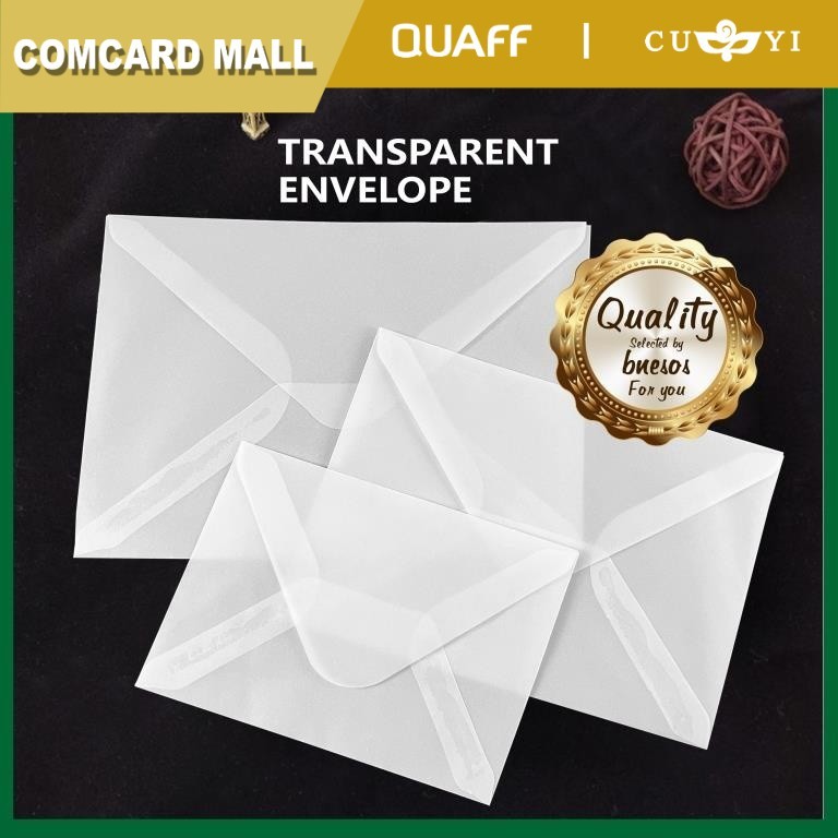 Transparent Envelope For Invitations 5R 4R 3R Stationary School ...