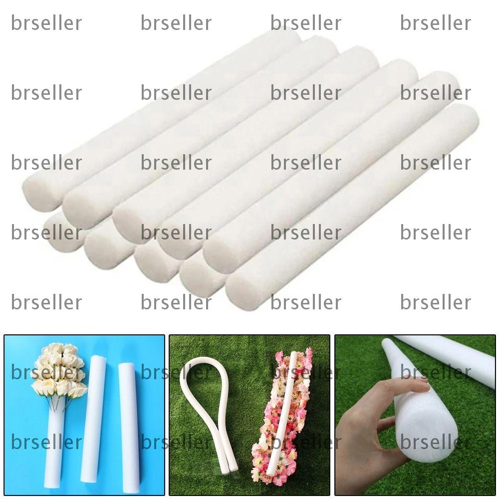 BRSELLER 1Pcs Sponge Stick, DIY Cylindrical Foam Strip, White Wedding ...