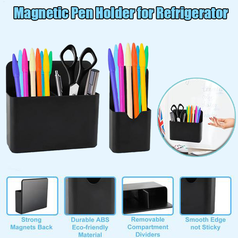 Magnet Pen Holder for Fridge Magnetic Cup Locker Organizer Storage ...