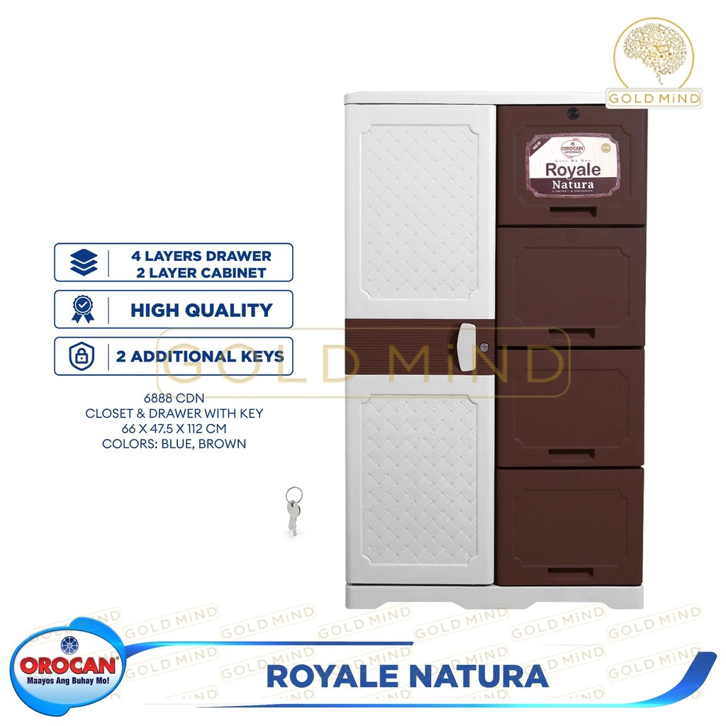 Orocan Caha De oro Royale Natura Cabinet & Drawer | Shopee Philippines