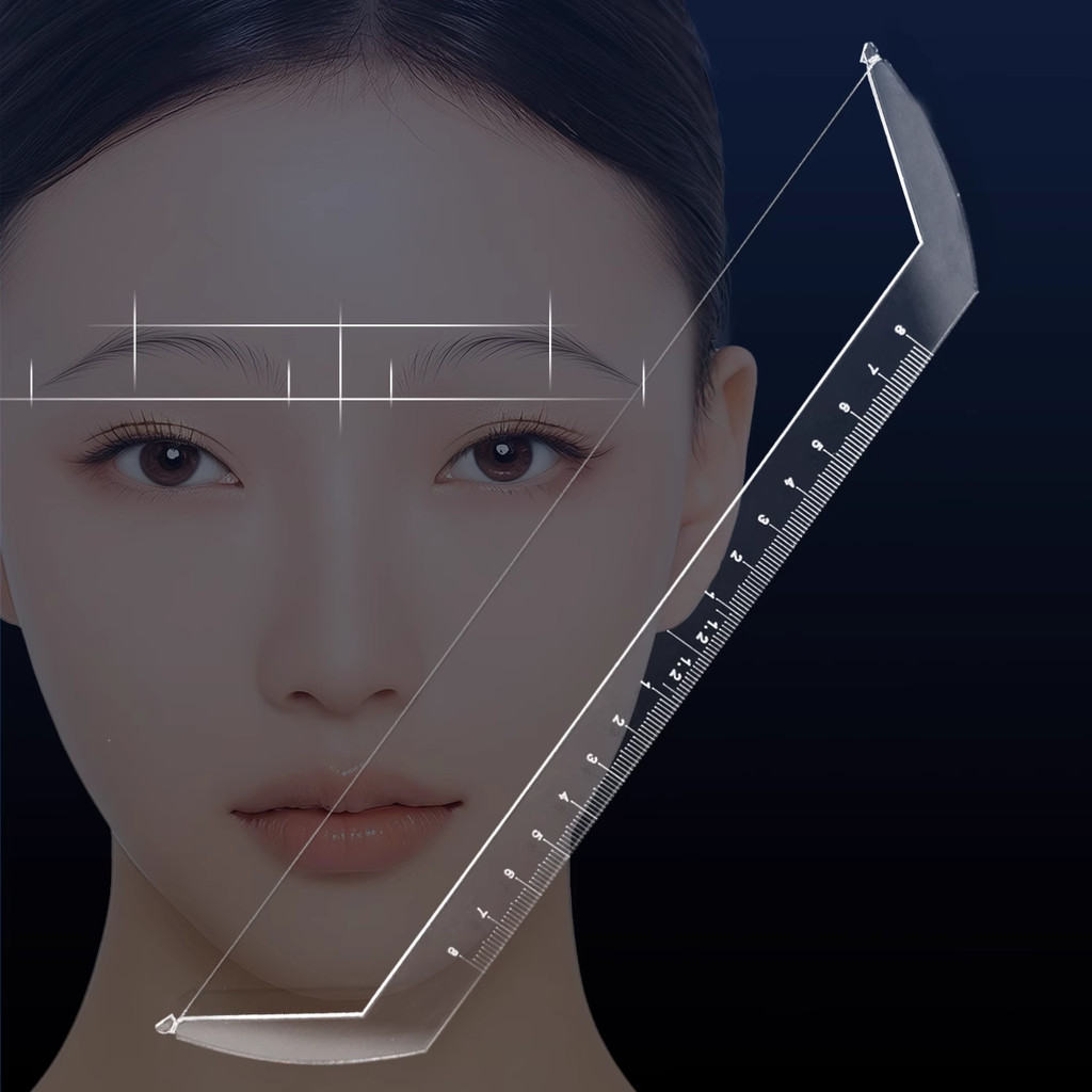 New Tattoo Eyebrow Ruler Balance Line Ruler Can Be Bent Transparent ...