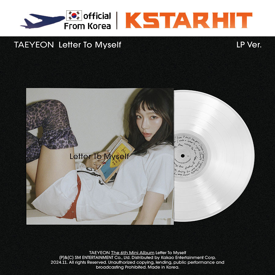 (LP Ver.) TAEYEON - Letter To Myself (6th Mini Album) | Shopee Philippines