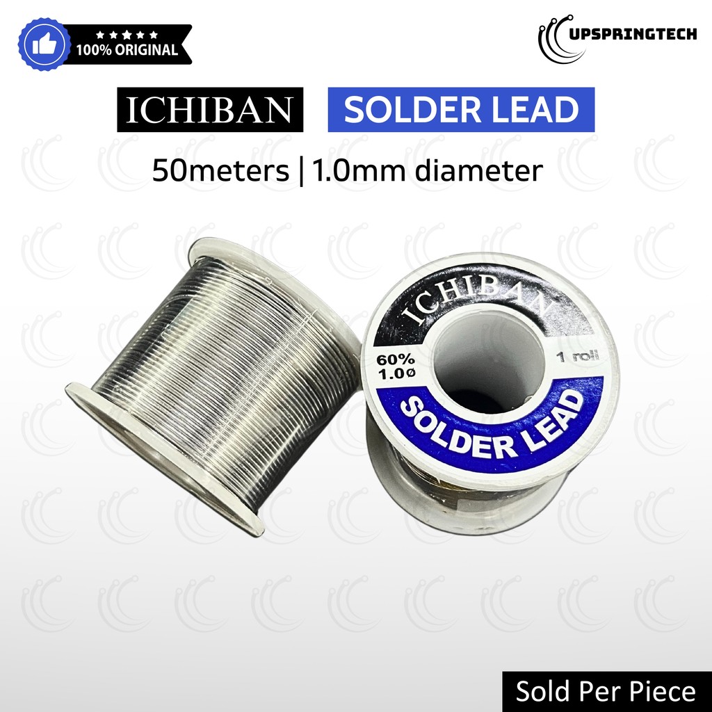 Ichiban Soldering Lead Ø1mm, 50 meters, 250 grams [Original] | Shopee ...