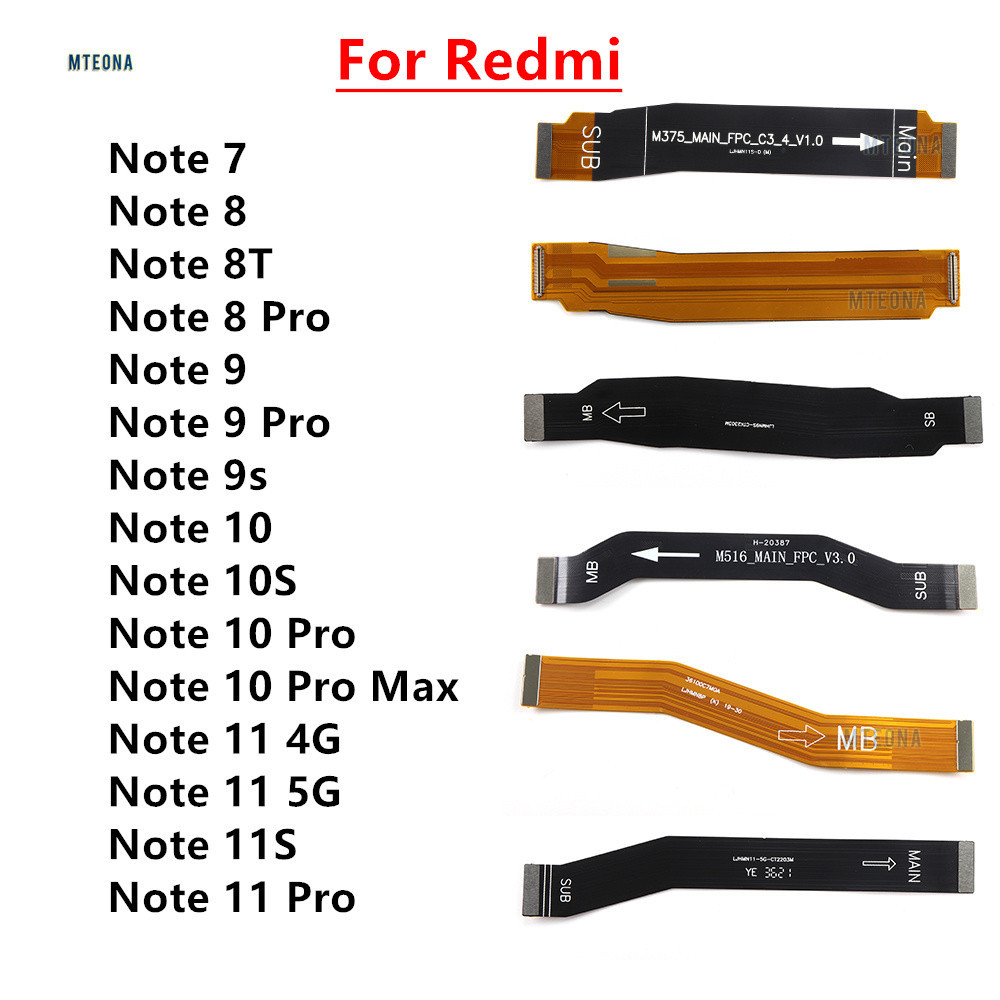 For Xiaomi Redmi Note 7 8 9 10 11 Pro 9S 10S 11S 11 4G 5G Main Board ...