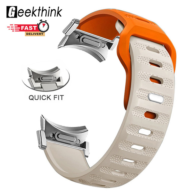 GEEKTHINK No Gaps Quick Fit Soft Strap Compatible for Samsung Galaxy ...