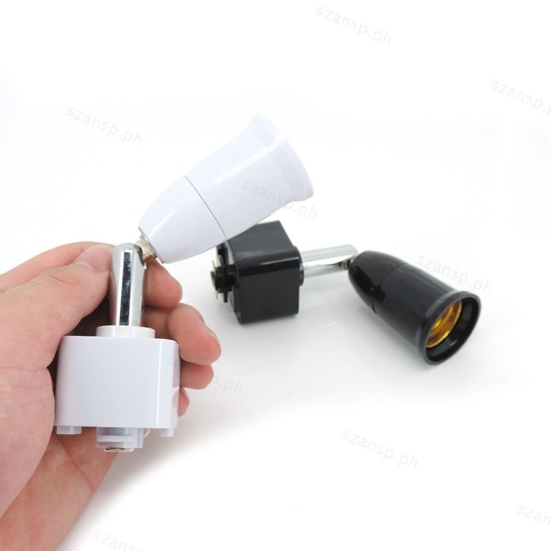 E27 Base E27 Guide Rail Lamp Holder 360 Rotation LED Light Spotlight ...