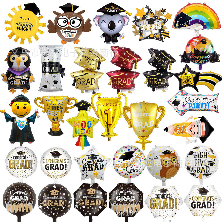 Grad Graduation Celebration Balloon Student Graduation Party Decoration ...