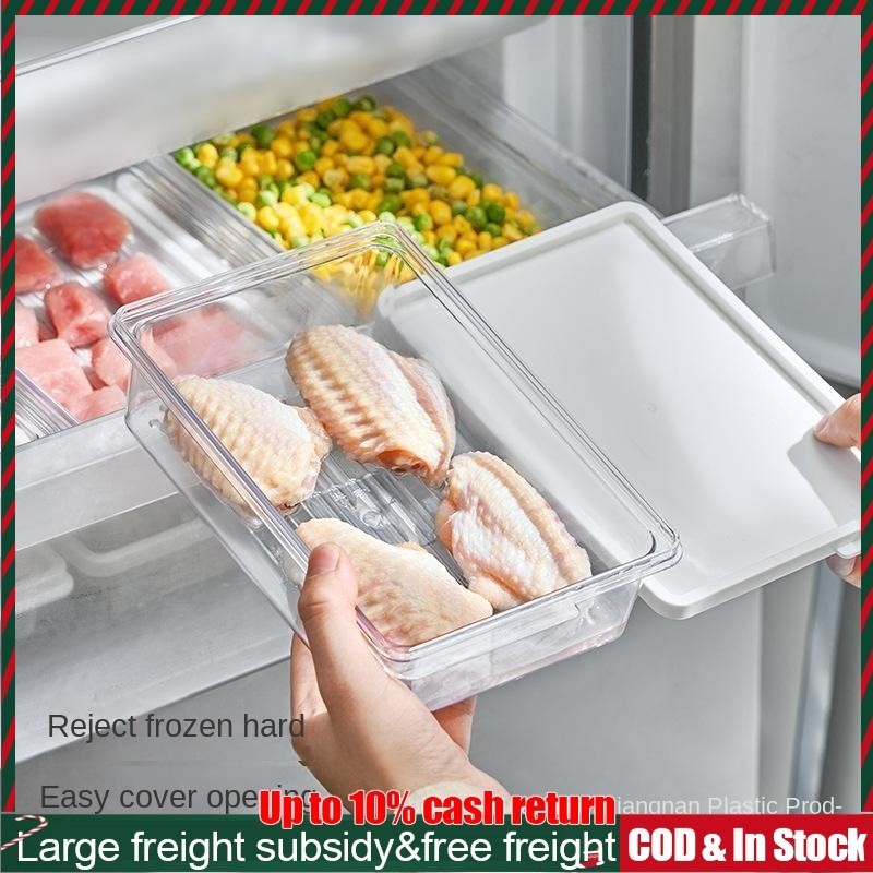 [Spot supply&COD]Storage box can be stacked with transparent sealing to ...