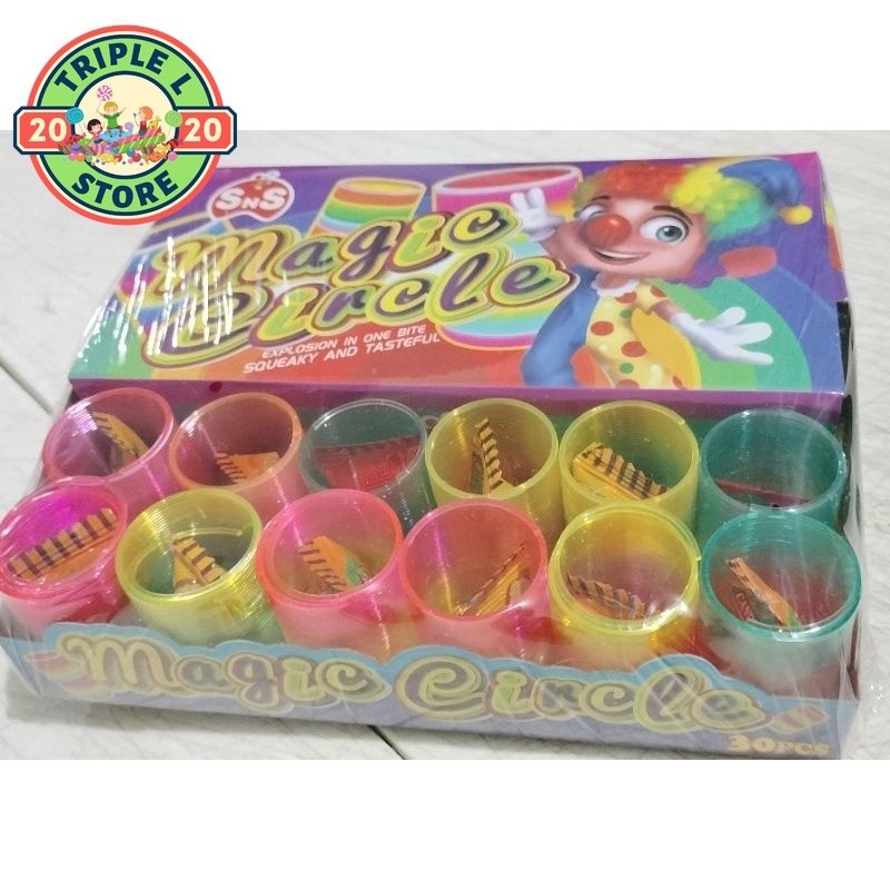 Magic Spring Circle with candy 30 pcs/box| Lootbag Filler, Giveaways ...