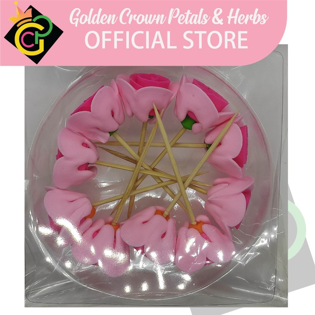 Rose Small Variegated New Designs Royal Icing 2D cake cupcake cake ...