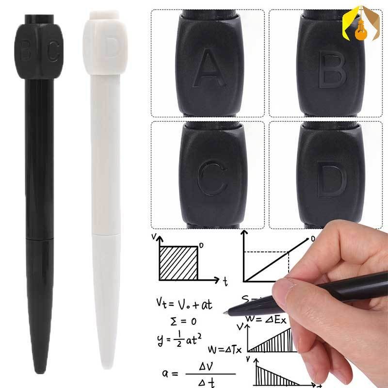 Student DIY Answer Selection Rotating Ballpoint Pen - Ultra-fine Black ...