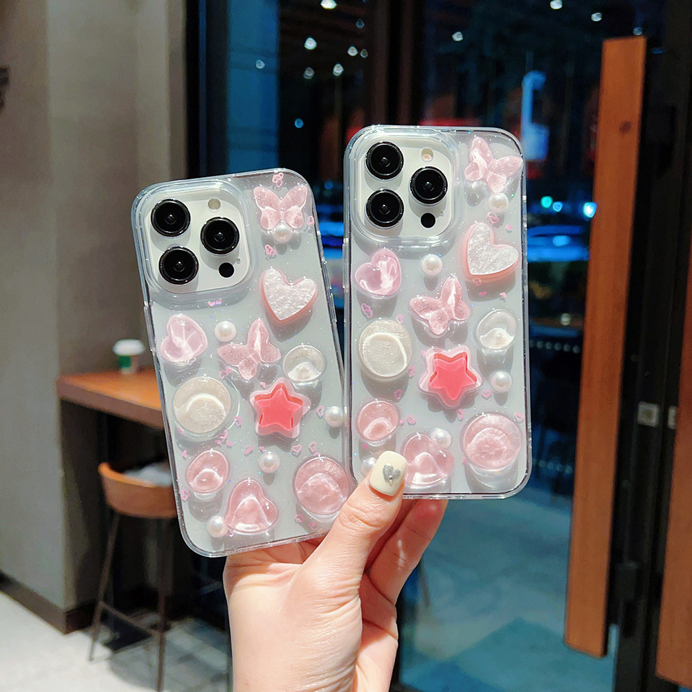 3D Sweet Case for iPhone 16 Pro Max 16 Plus 15Pro Max 15 14 ProMax 13 ...