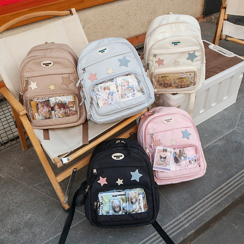 Kawaii Ita Backpack DIY Badges Display Backpack Aesthetic School ...