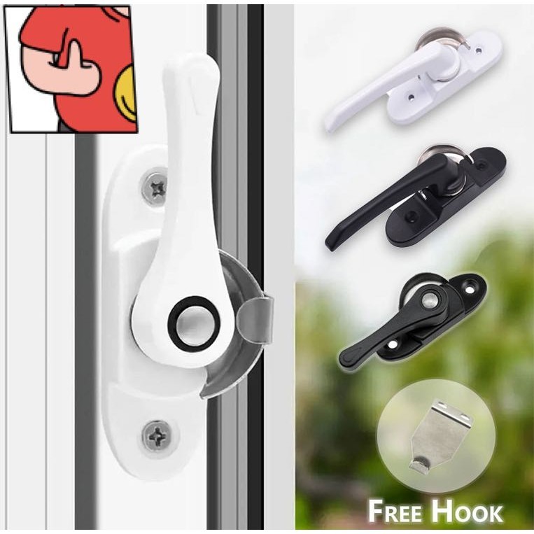 CENTERLOCK 798SERIES FOR ALUMINUM SLIDING WINDOW with hook 38” | Shopee ...