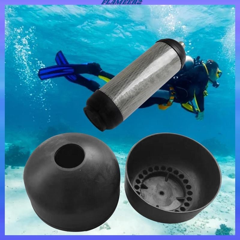 [Flameer2] Scuba Tank Boot and Cap Portable 6.8L Bottom Cylinder Tank ...