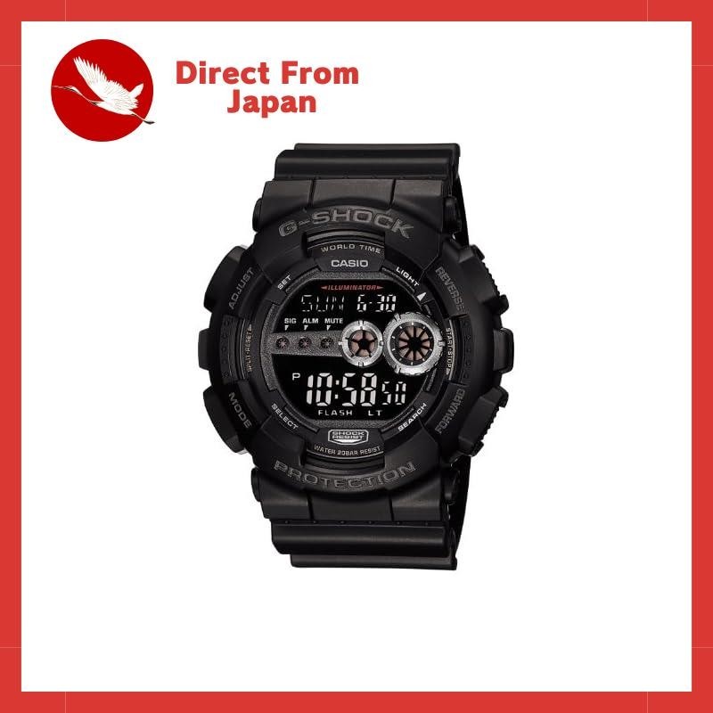 Casio] Watch Gee Shock [Genuine Japan] GD-100-1BJF Men's Black | Shopee ...
