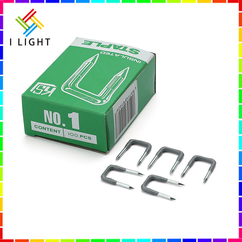 （Fast Delivery）1/2'',3/4'',1'' Insulated U-shaped Nails For Securing ...