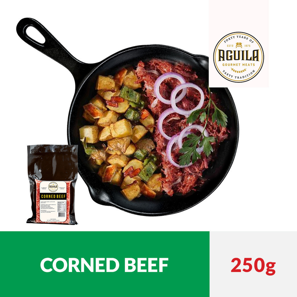 PL Aguila Corned Beef 250g | Shopee Philippines